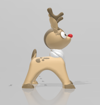 Free STL file Christmas Reindeer・3D printer design to download・Cults