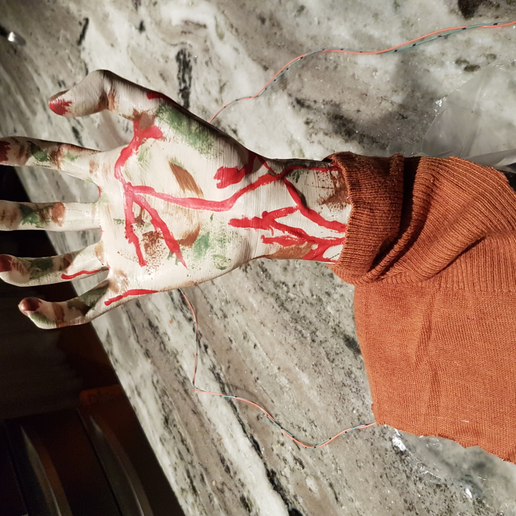 Download free STL file Moving Zombie Hand • 3D printer model ・ Cults