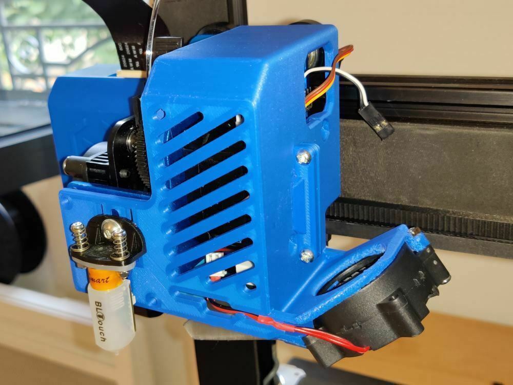 Free STL file Big Bertha - An Artillery Genius AIO Extruder Cover + Blower + Cable Relief ...