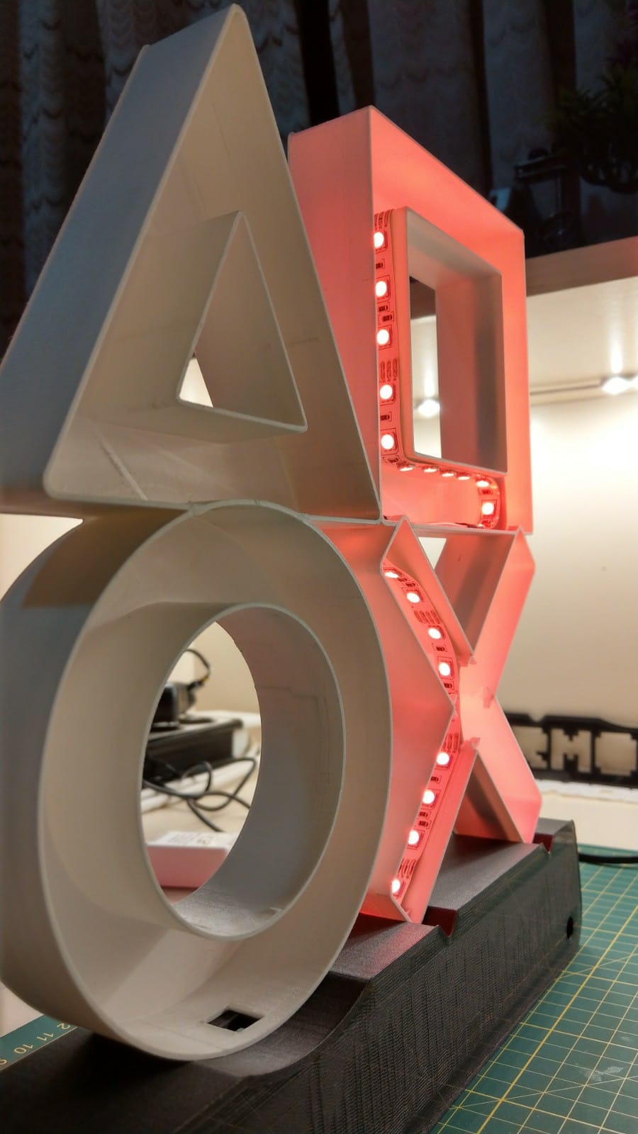 Free 3D file LED RGB PlayStation PlayStation 3D Printed LED Sign・3D ...