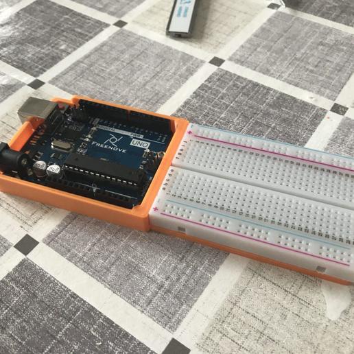 Download free STL file Automation - Arduino / Breadboard Holder • 3D print object ・ Cults