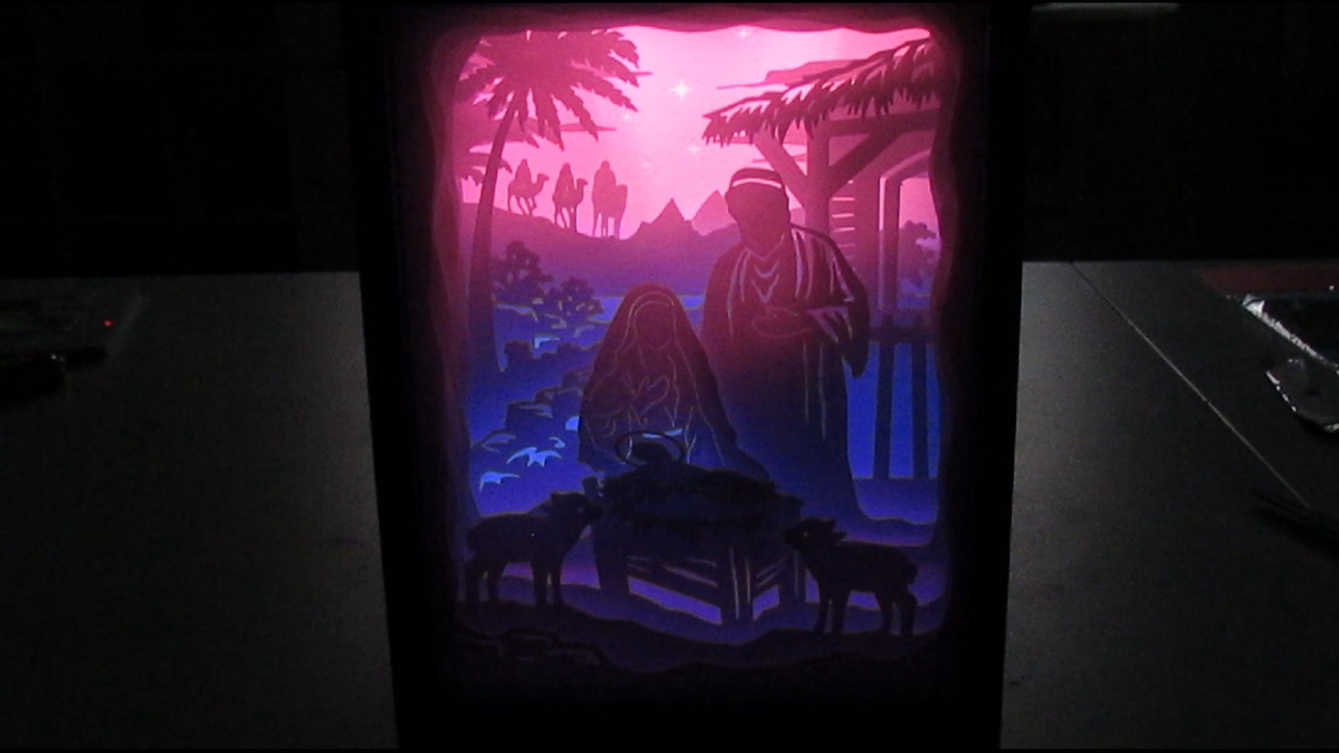 Archivo STL pesebre lampara (lightbox) 🔦・Objeto imprimible en 3D para descargar・Cults