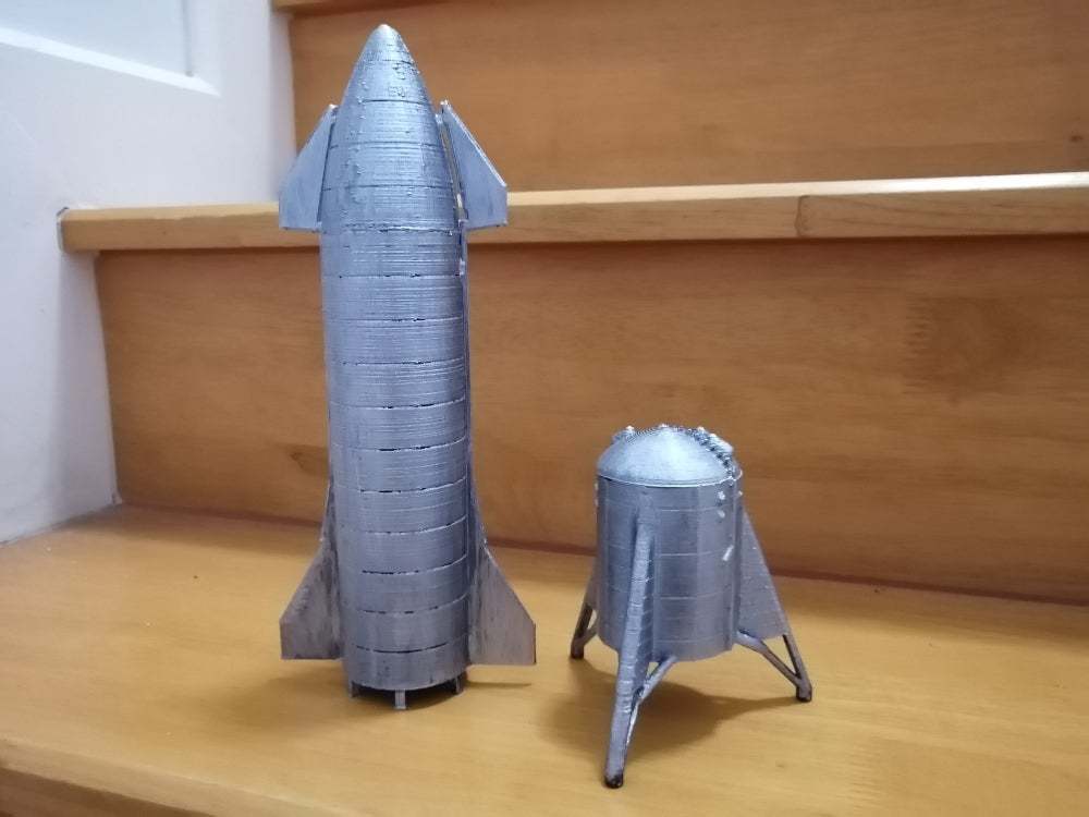 Free STL file SpaceX SN8 Scale Model・3D printing design to download・Cults