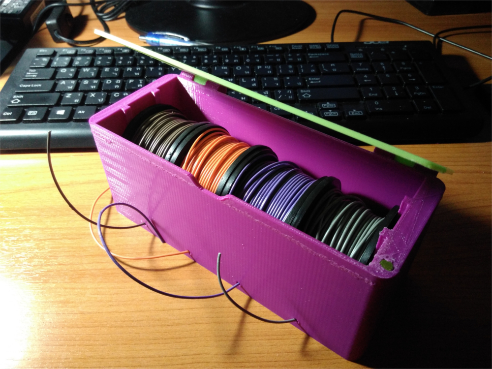 Free STL file Wire Dispenser Box V.1・3D print design to download・Cults