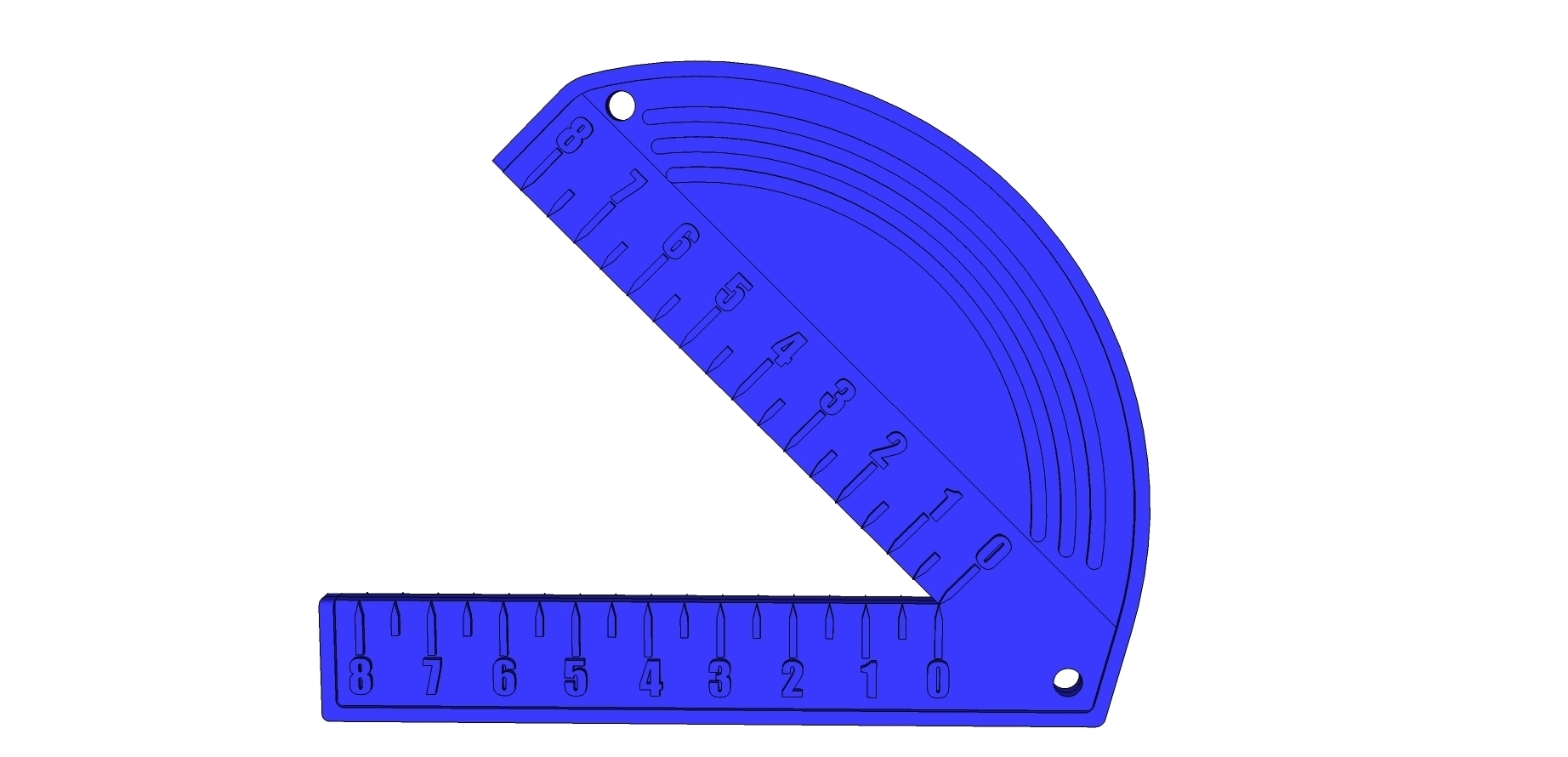 Free STL file Cattle Hoof Ruler V.1・3D print model to download・Cults