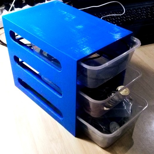Download Free Stl File Stackable Drawer System • 3d Printable Design