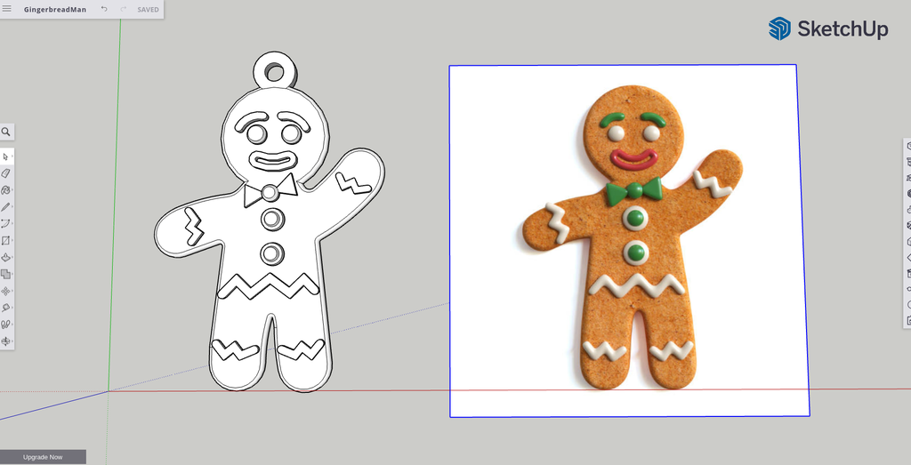 Free STL file Gingerbread Man Ornament 👨・3D printing design to download ...