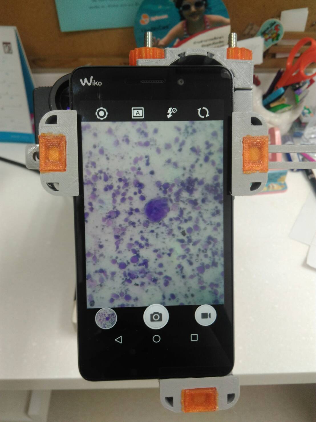 Free STL file Universal Smart Phone Microscope Mount Remix・3D printable ...