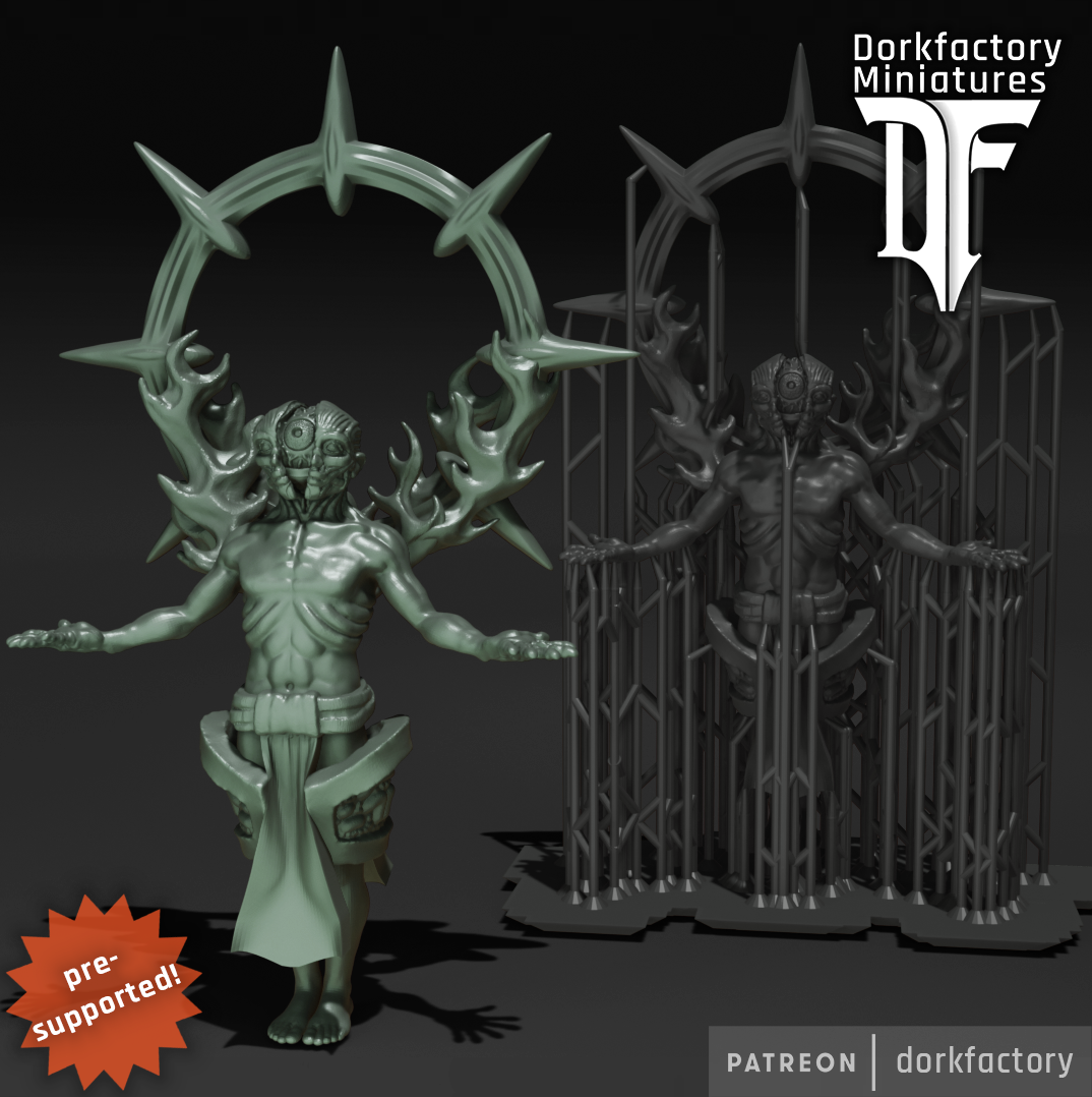 Free STL file Cosmic Insanity Wizard・3D print design to download・Cults