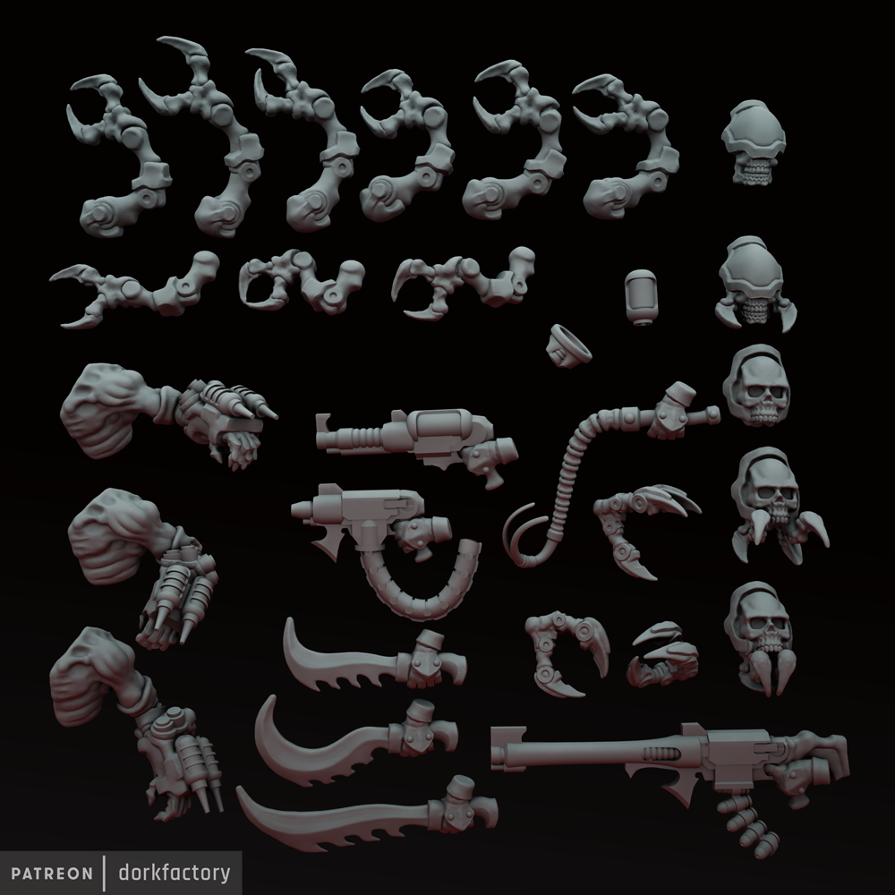 3D file Corpse Composite Shadow Husks・3D printer model to download・Cults