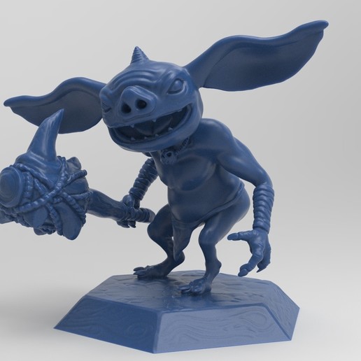 Download 3D printing designs The Legend of Zelda Bokoblin with ...