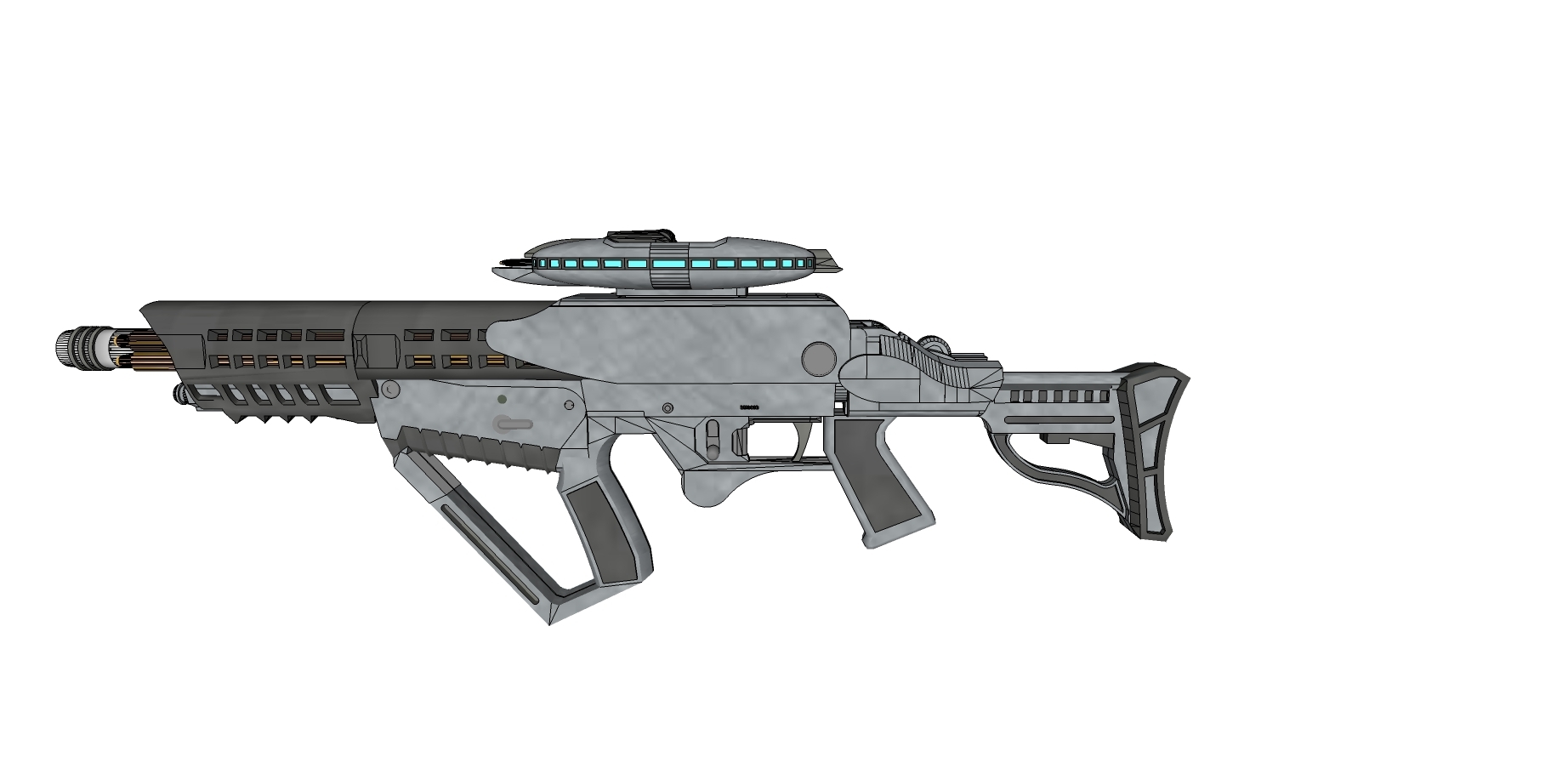 3D file SciFi BMS02R Phaser Rifle・3D printing model to download・Cults