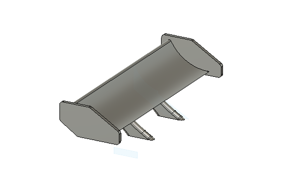 Free STL file Car Wing 🚗・Model to download and 3D print・Cults