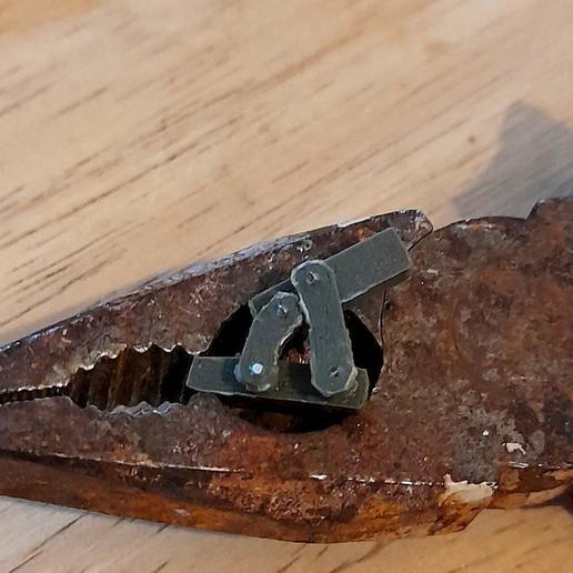 Download free STL file 1/10 scale hood hinge for rc crawler • 3D ...