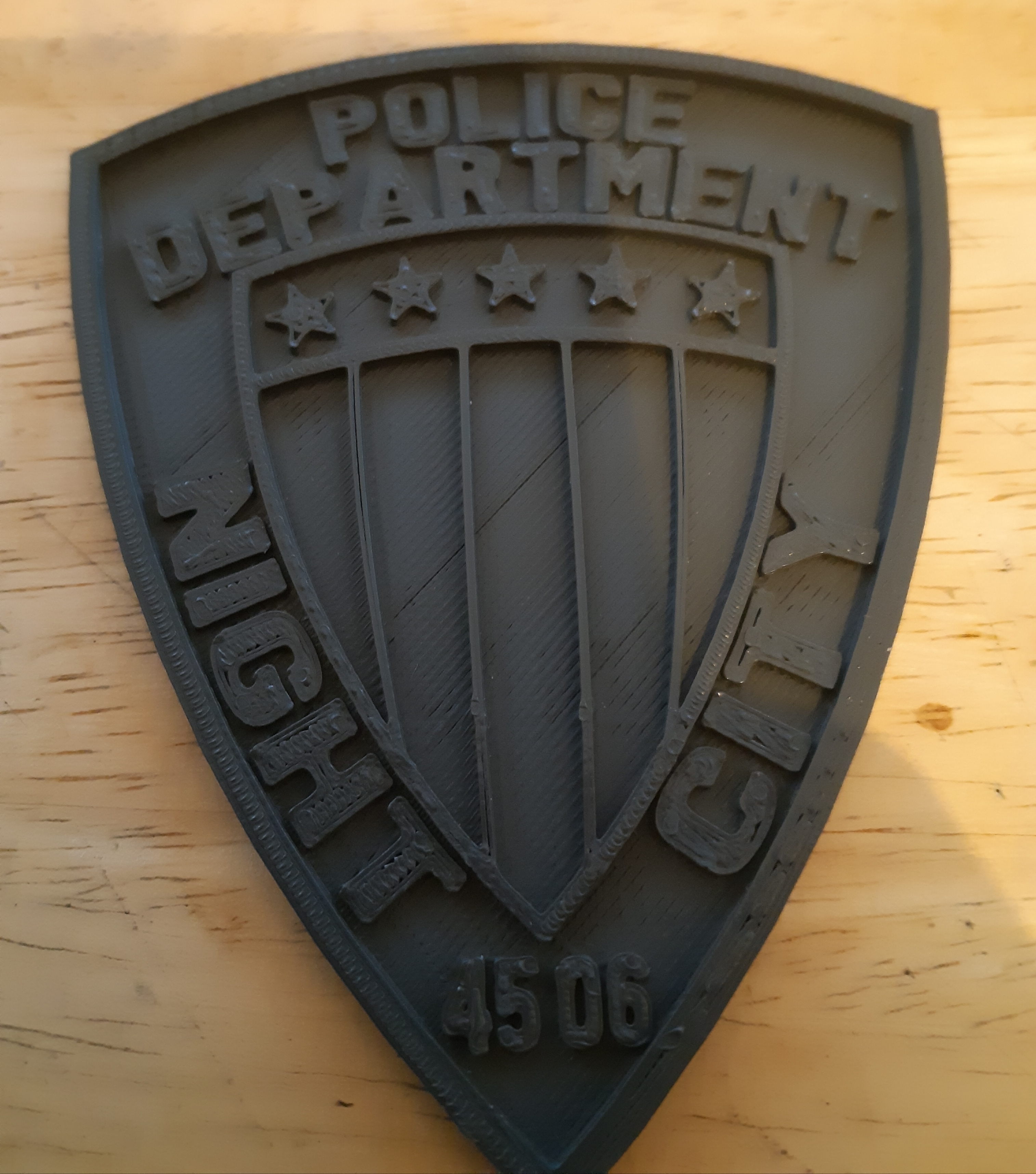 Free STL file night city police badge from Cyberpunk 2077・3D printer ...