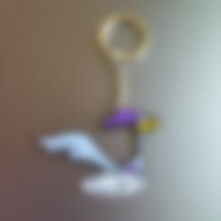 Download STL file Road Runner 2D Keychain • 3D print template ・ Cults
