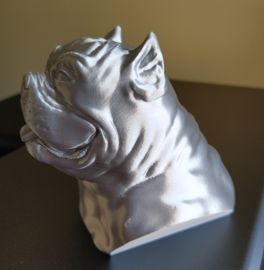 STL file American Bully Bust・3D printing design to download・Cults
