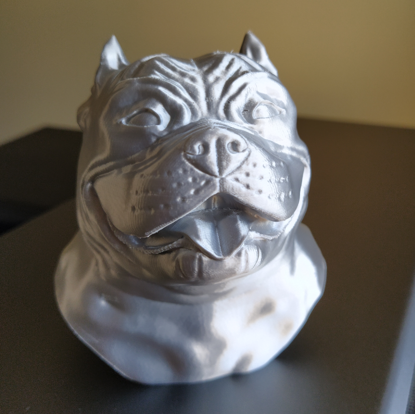 STL file American Bully Bust・3D printing design to download・Cults