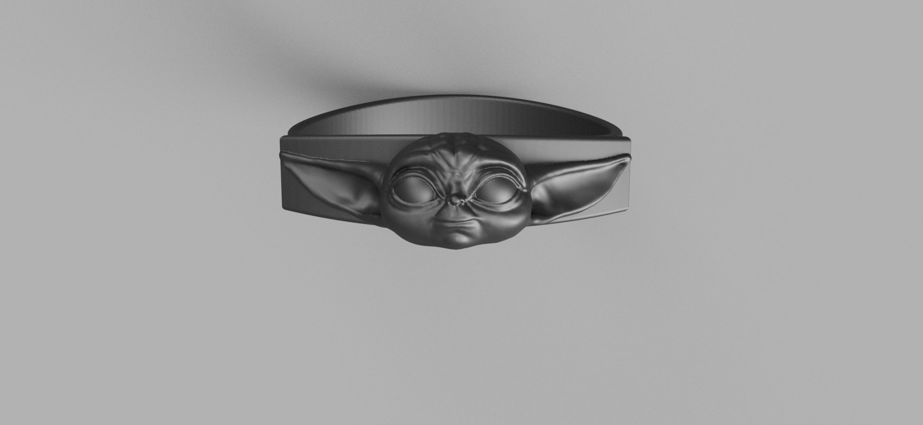 Free 3D file Baby Yoda Ring 👶・3D printer model to download・Cults