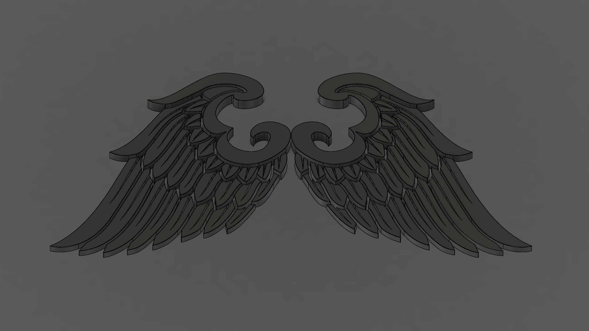 Free STL file Wings・3D print model to download・Cults