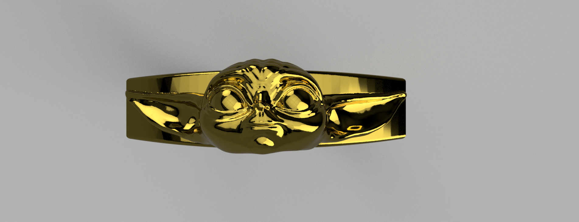 Free 3D file Baby Yoda Ring 👶・3D printer model to download・Cults