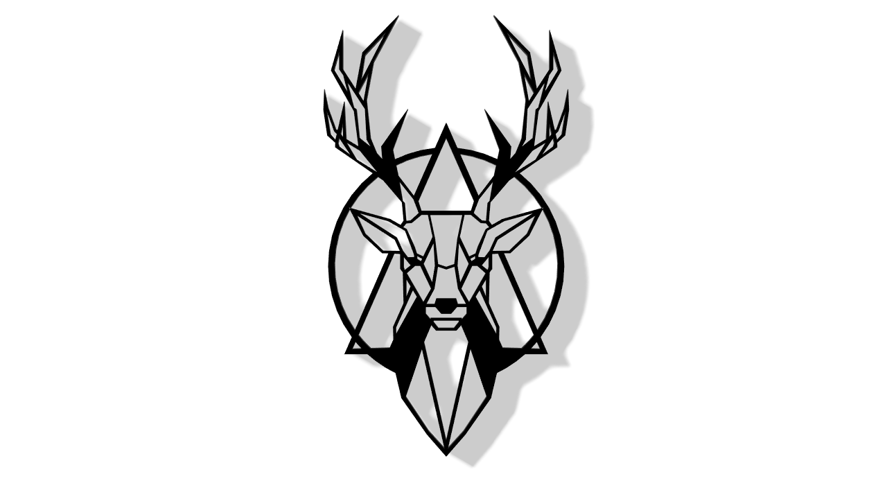 STL file WALL ART DEER/ DECORATIVE DEER WALL SCULPTURE・3D print object ...