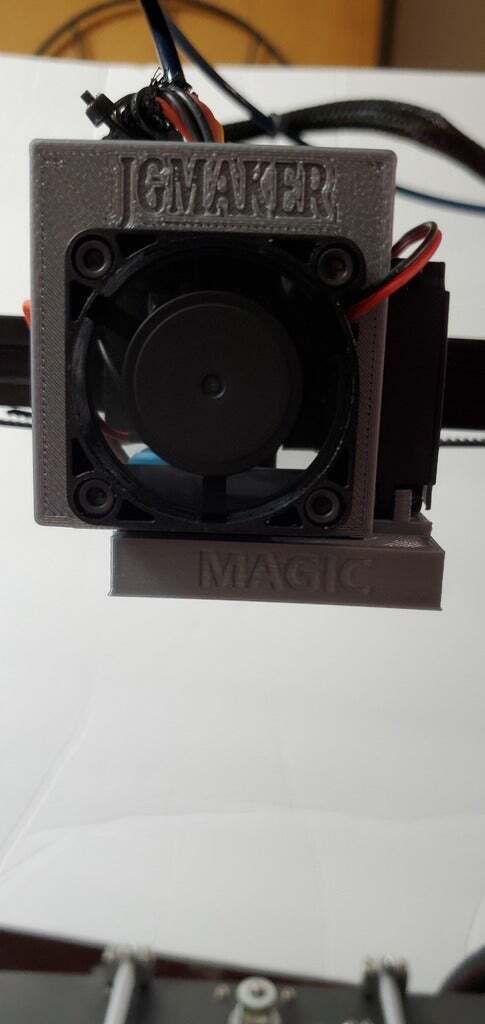 Free STL file JGMAKER MAGIC 4010 FAN DUCT DUAL OUTLET・3D printer model ...