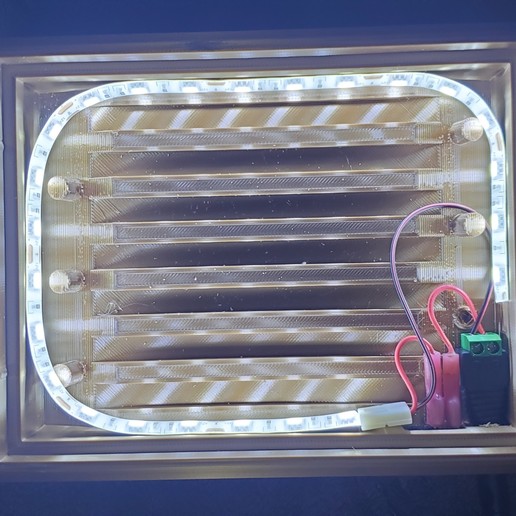 3D printable Lithophane Stand Light Box LED • made with Ender 5 pro ・ Cults