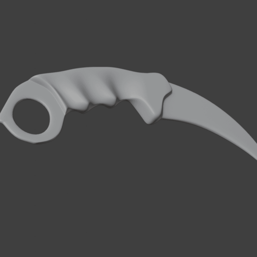 Download 3D print files Knife Karambit ・ Cults