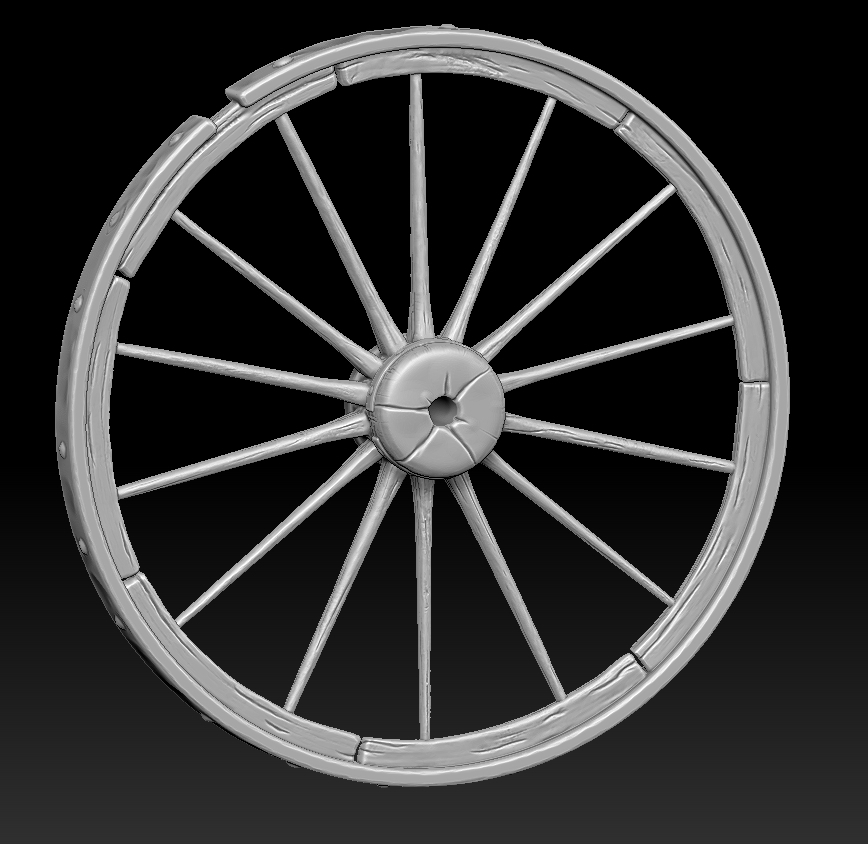 Free STL file Wooden wheel・3D printable model to download・Cults