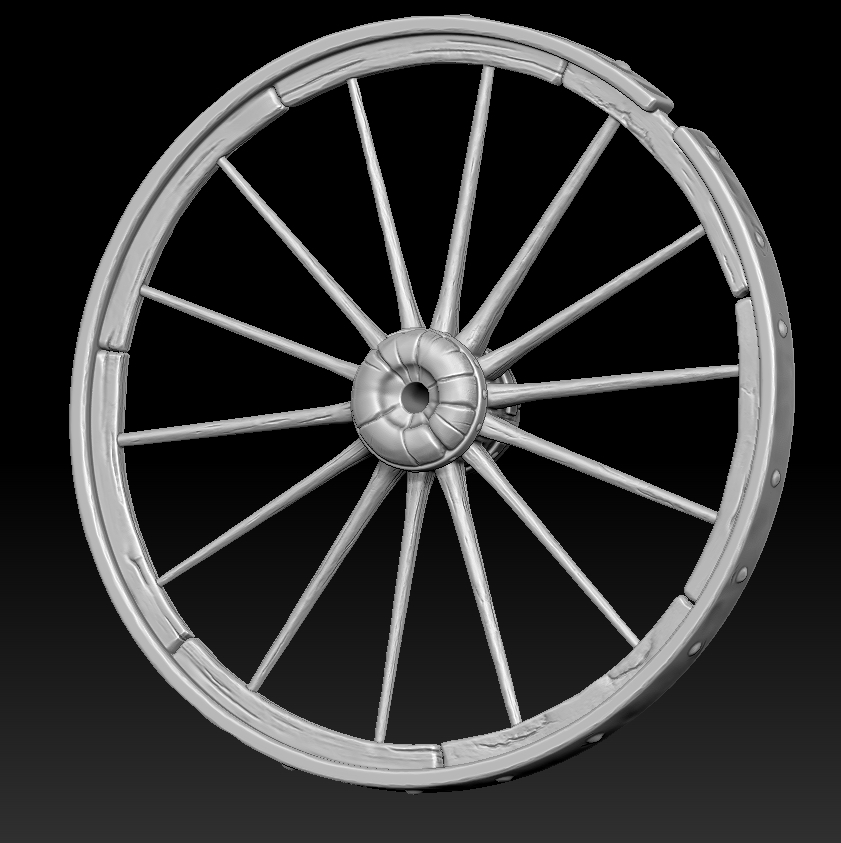 Free STL file Wooden wheel・3D printable model to download・Cults