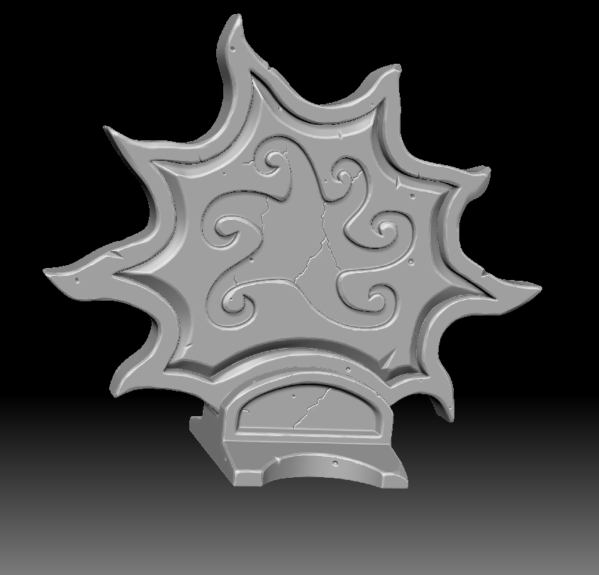 STL file Fantasy gravestone sun ☀️・3D printing design to download・Cults