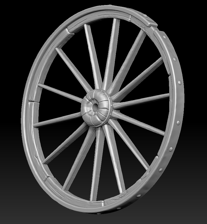 Free STL file Wooden wheel・3D printable model to download・Cults