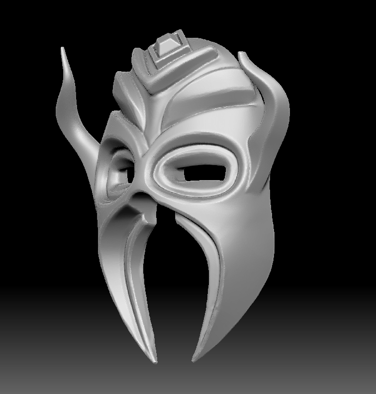 STL file Horned mask・3D printer design to download・Cults