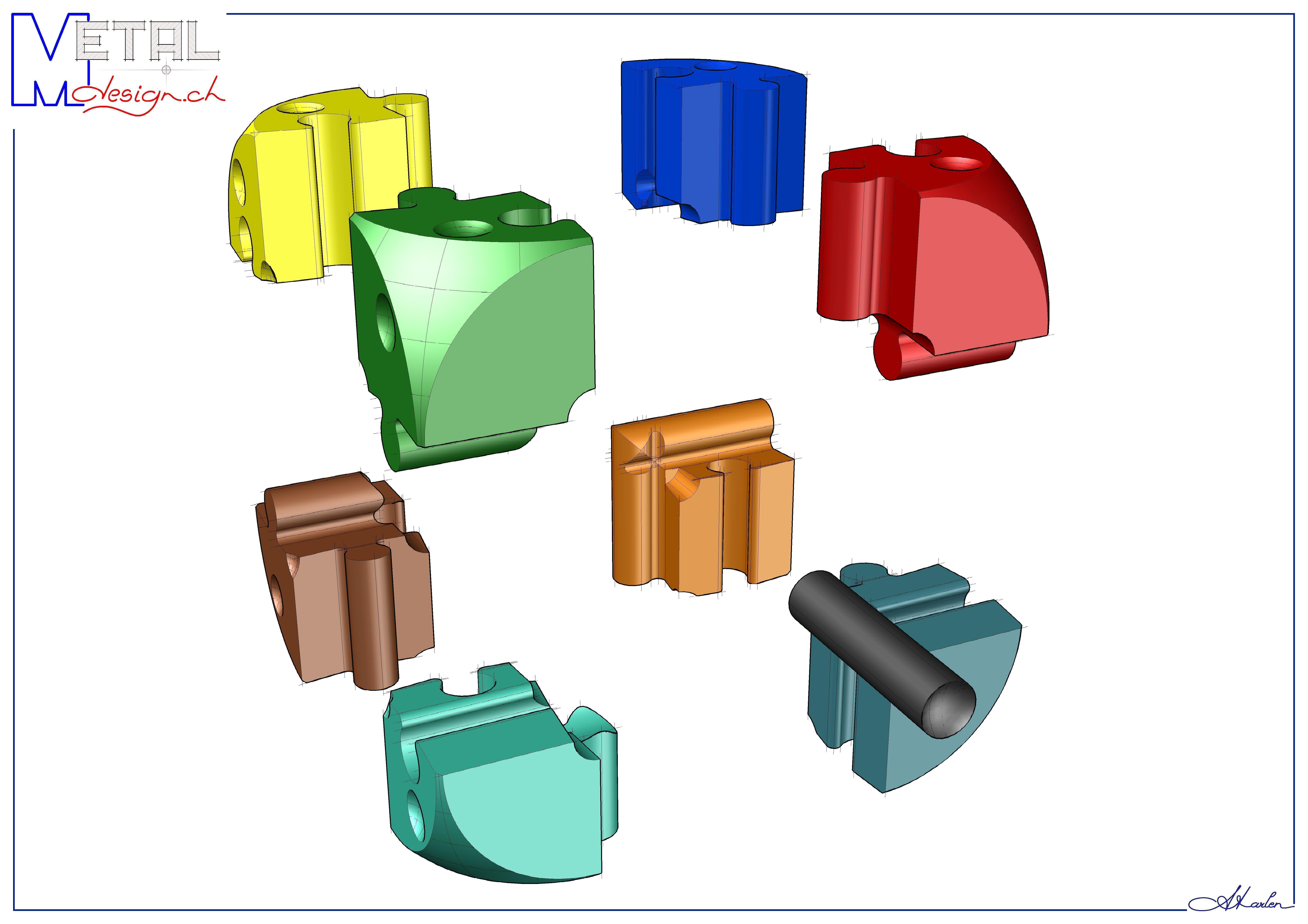 Free STL file Puzzle dé・Template to download and 3D print・Cults