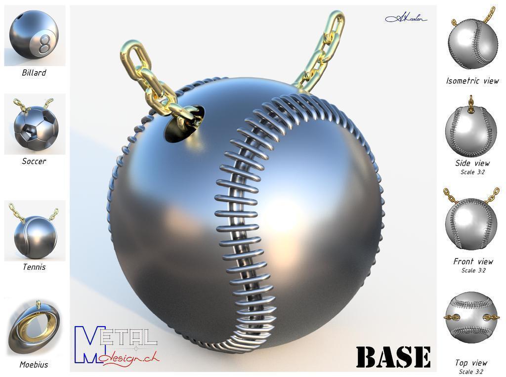 Free STL file Baseball ⚾・3D printable object to download・Cults