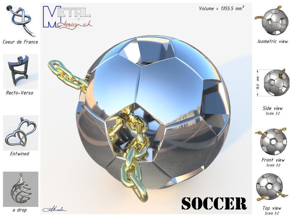 Free STL file Soccer・3D print object to download・Cults