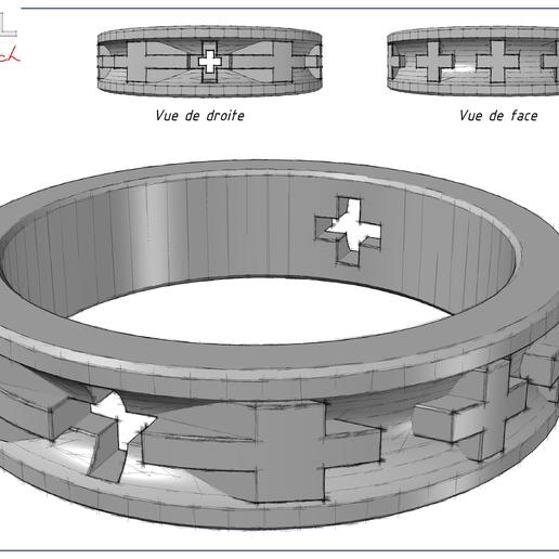 Download free 3D printer templates Anneau 1er Août Ver 2.0 ・ Cults