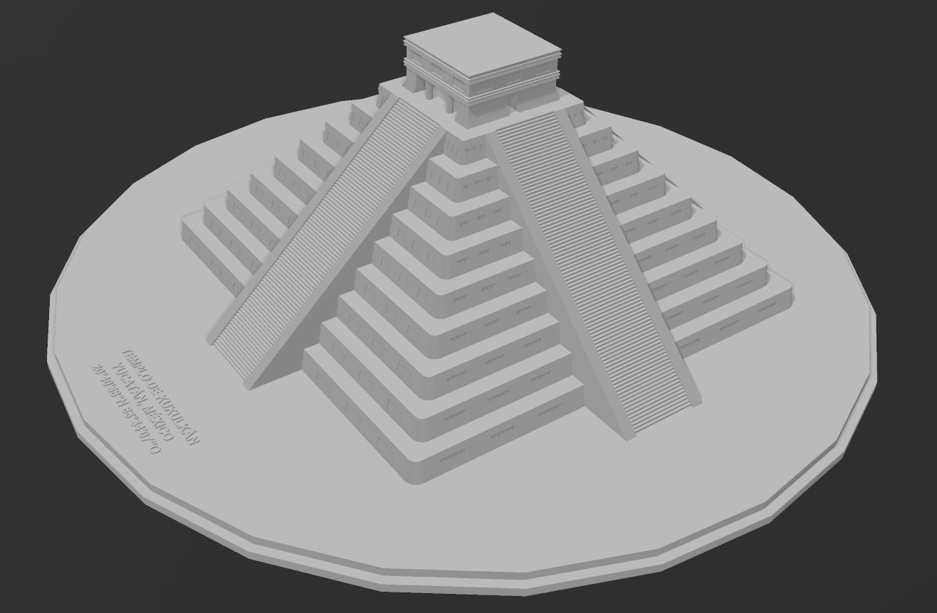 3D file Temple of Kukulkan - Mayan Culture - Mayan Culture - Buildings ...