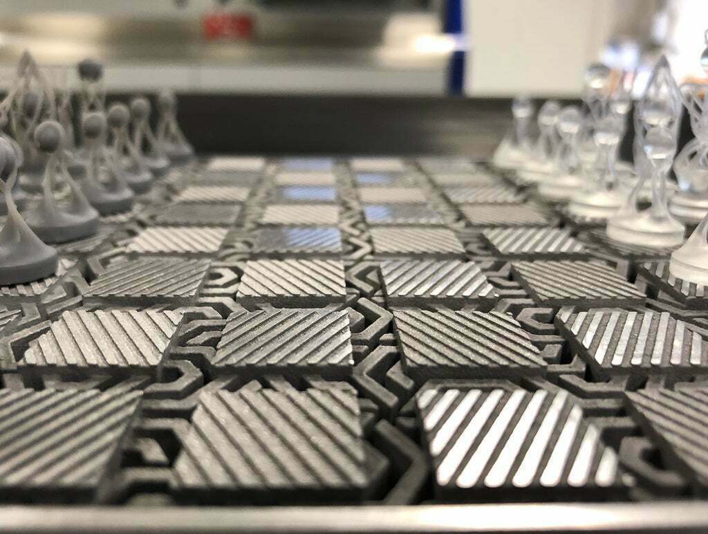 Free STL file Chess board with tessellated design ♟️・Template to ...