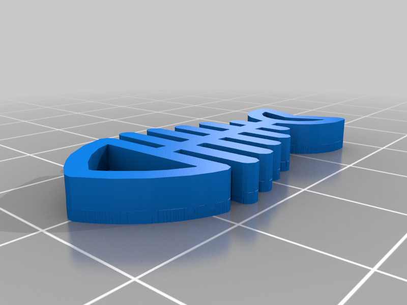 Free 3D file Fishbone stamp・Model to download and 3D print・Cults