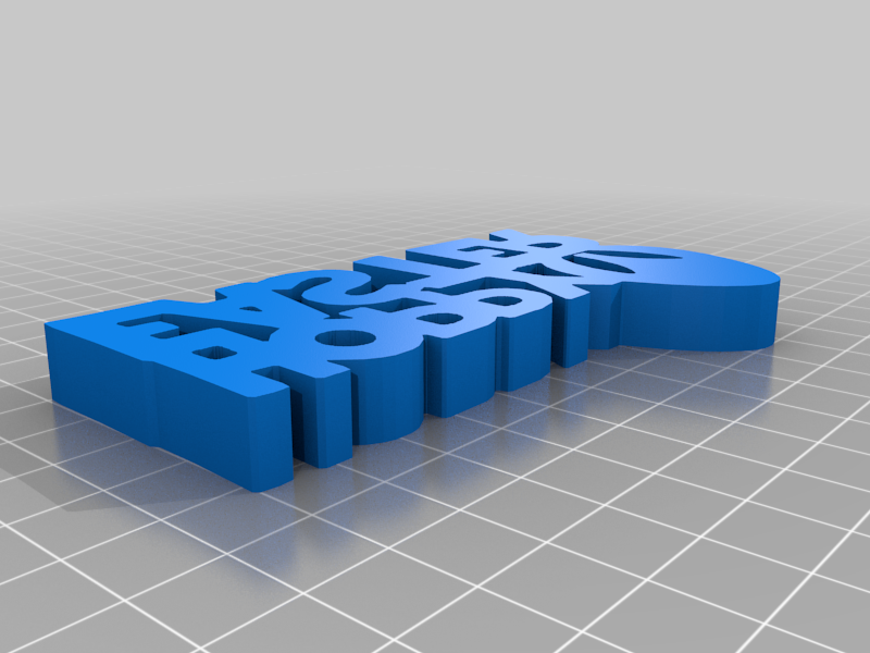 Free 3D file Hoppy Easter standing text sign・3D printable object to ...