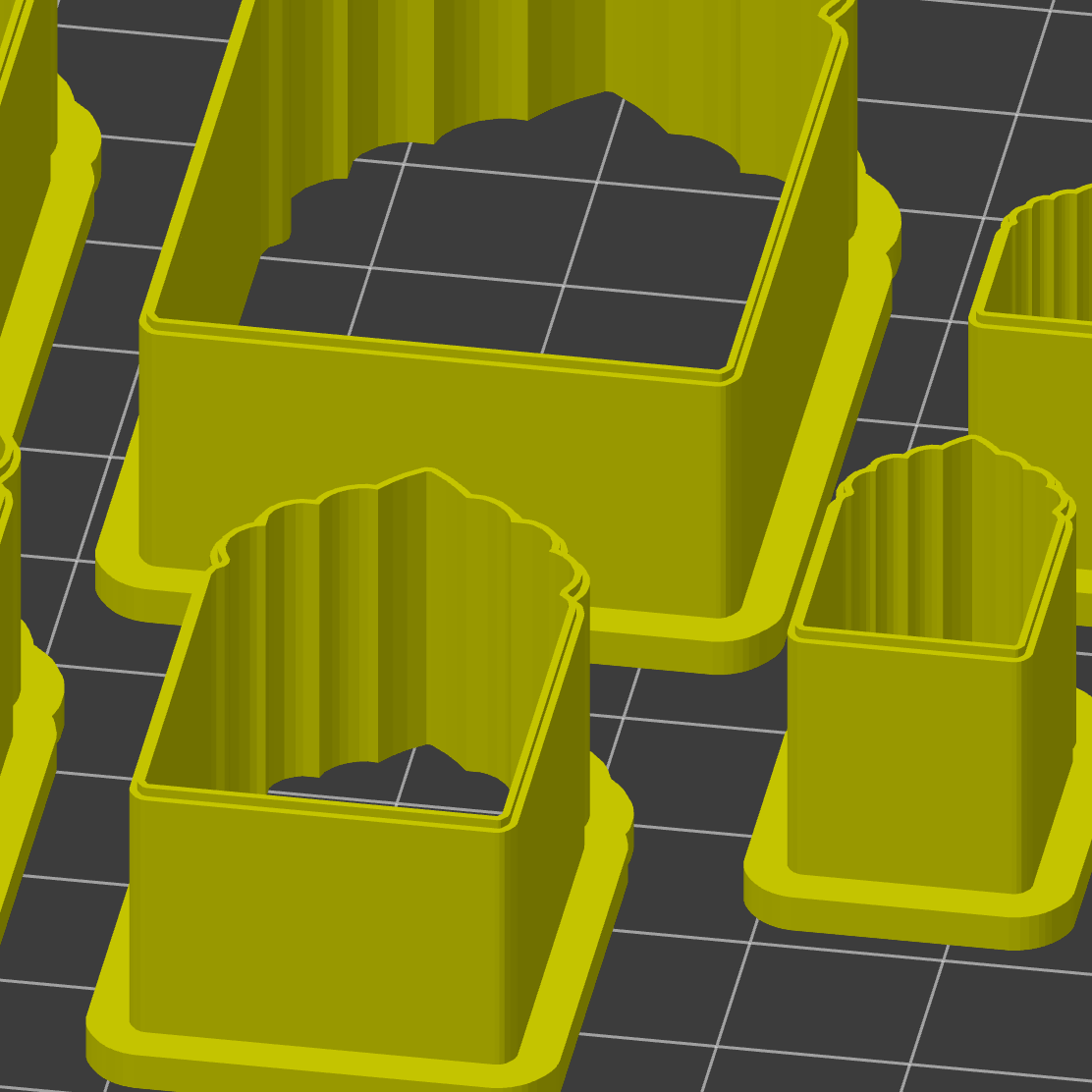 STL file Decorative arch cutter set 🏠・Model to download and 3D print・Cults
