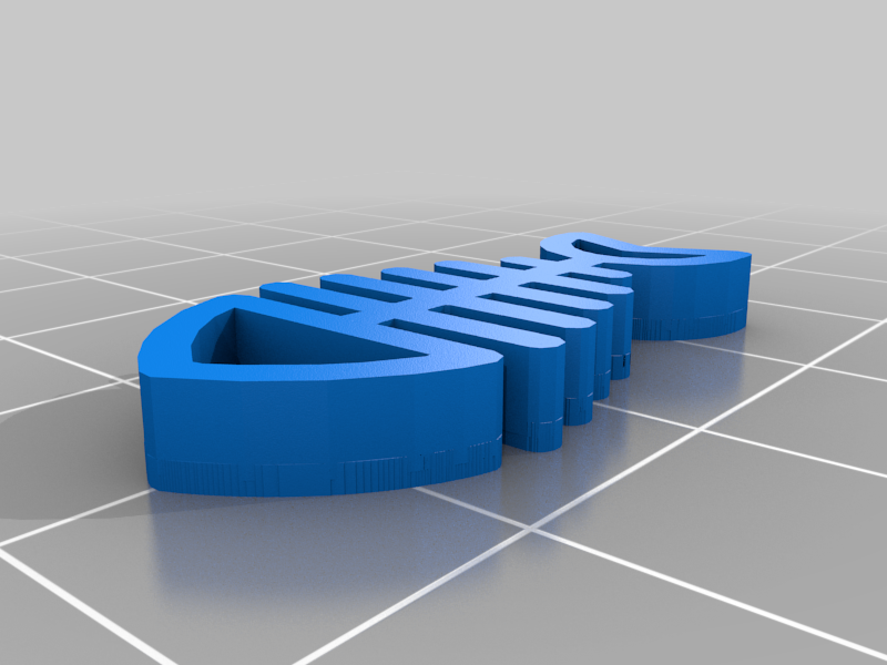 Free 3D file Fishbone stamp・Model to download and 3D print・Cults