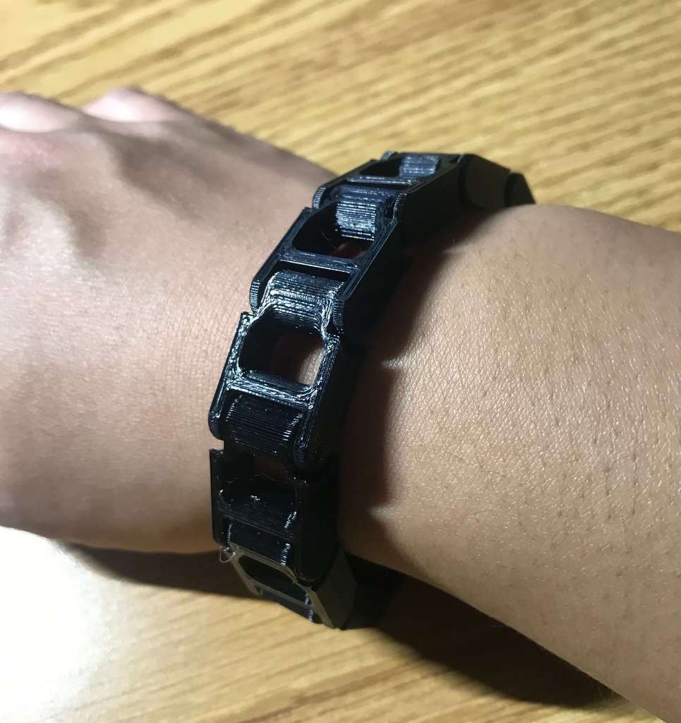 Free STL file Print-In-Place Chain Link Bracelet・3D print design to ...
