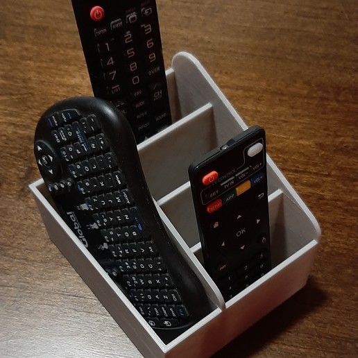 Download 3D printing models Remote control holder + mini keyboard ・ Cults
