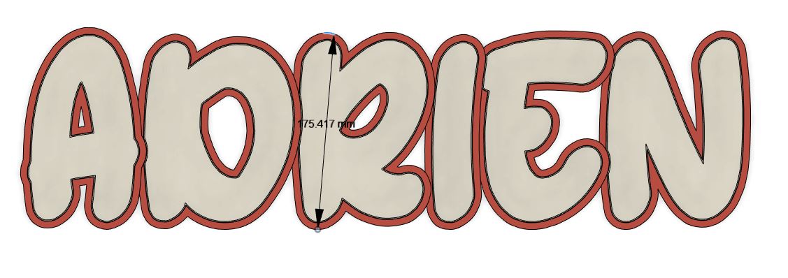 3D file Adrien name lamp・3D print design to download・Cults