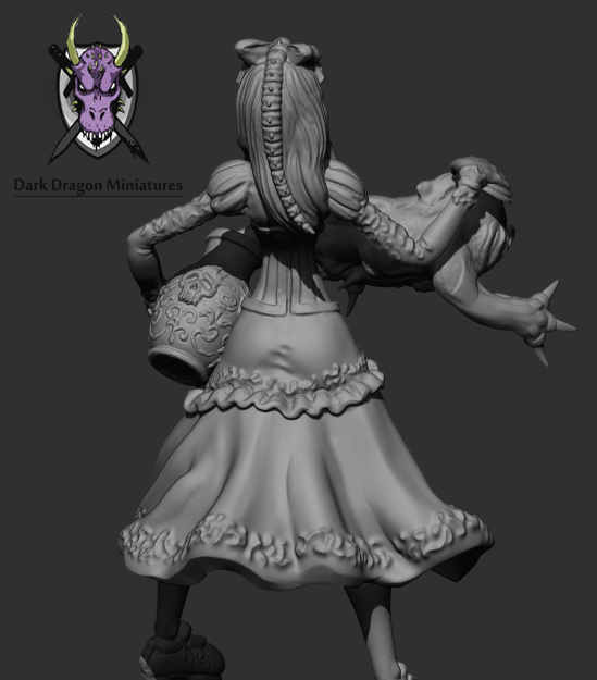 3D file POLTERGEIST MINIATURE (DND, WARHAMMER, KINGDOM DEATH ...