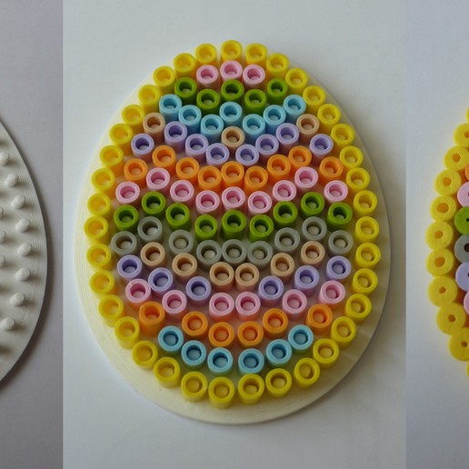 Descargar archivo SCAD gratis Bases de cuentas de Ikea/Pyssla/Perler ...