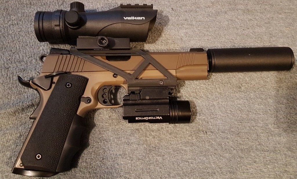 Fichier STL gratuit Army Armament Hi-Capa Rail supérieur et inférieur ...